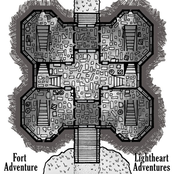 How to Draw a Fort for Your Tabletop Game