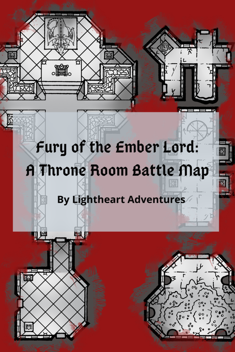Throne Room Map Commission | Lightheart Adventures