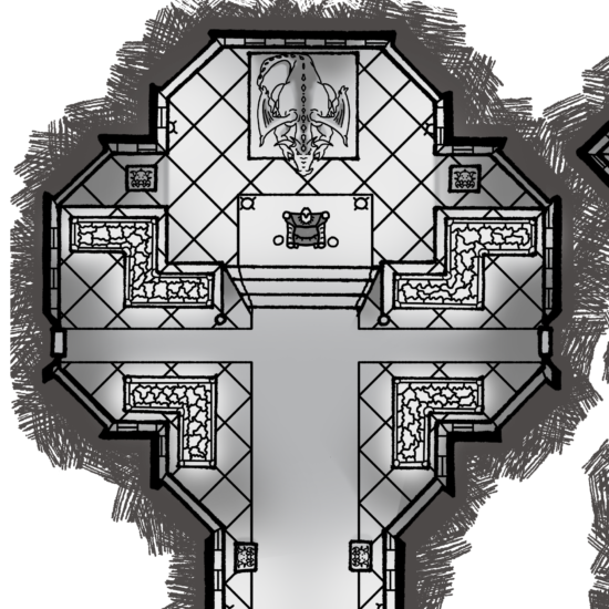 Throne Room Map Commission | Lightheart Adventures