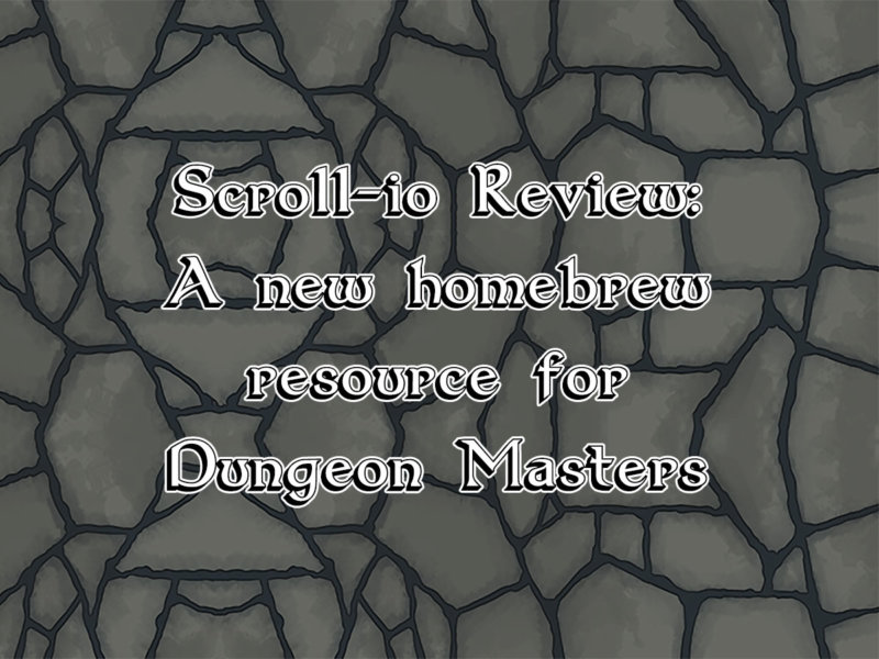 Scroll-io Review: A new homebrew resource for Dungeon Masters ...